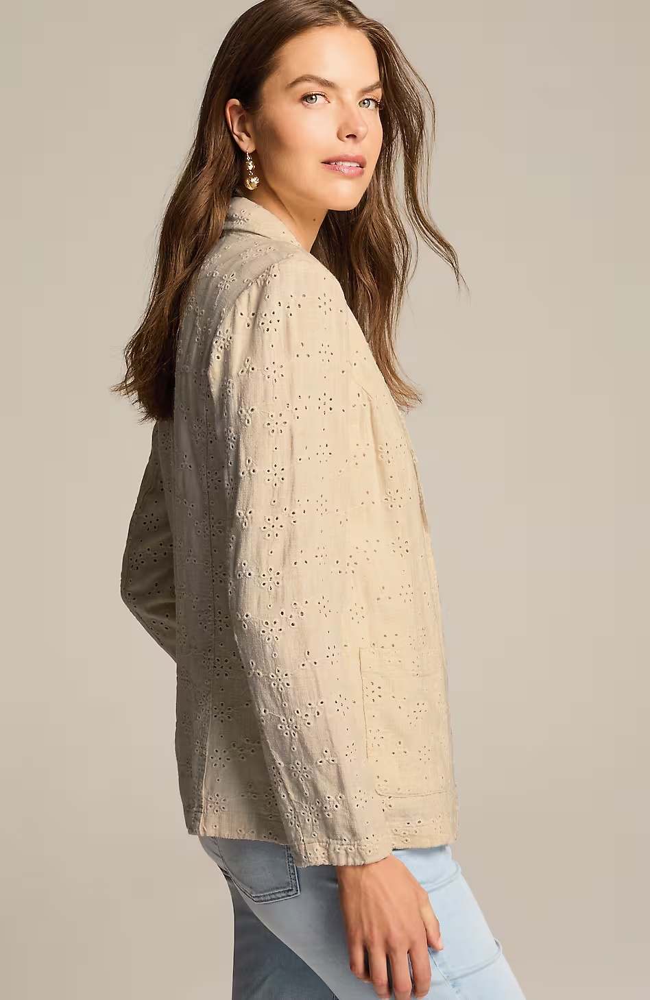 Easy Eyelet Blazer - Refresh Your Wardrobe With New J.Jill Women's Clothing