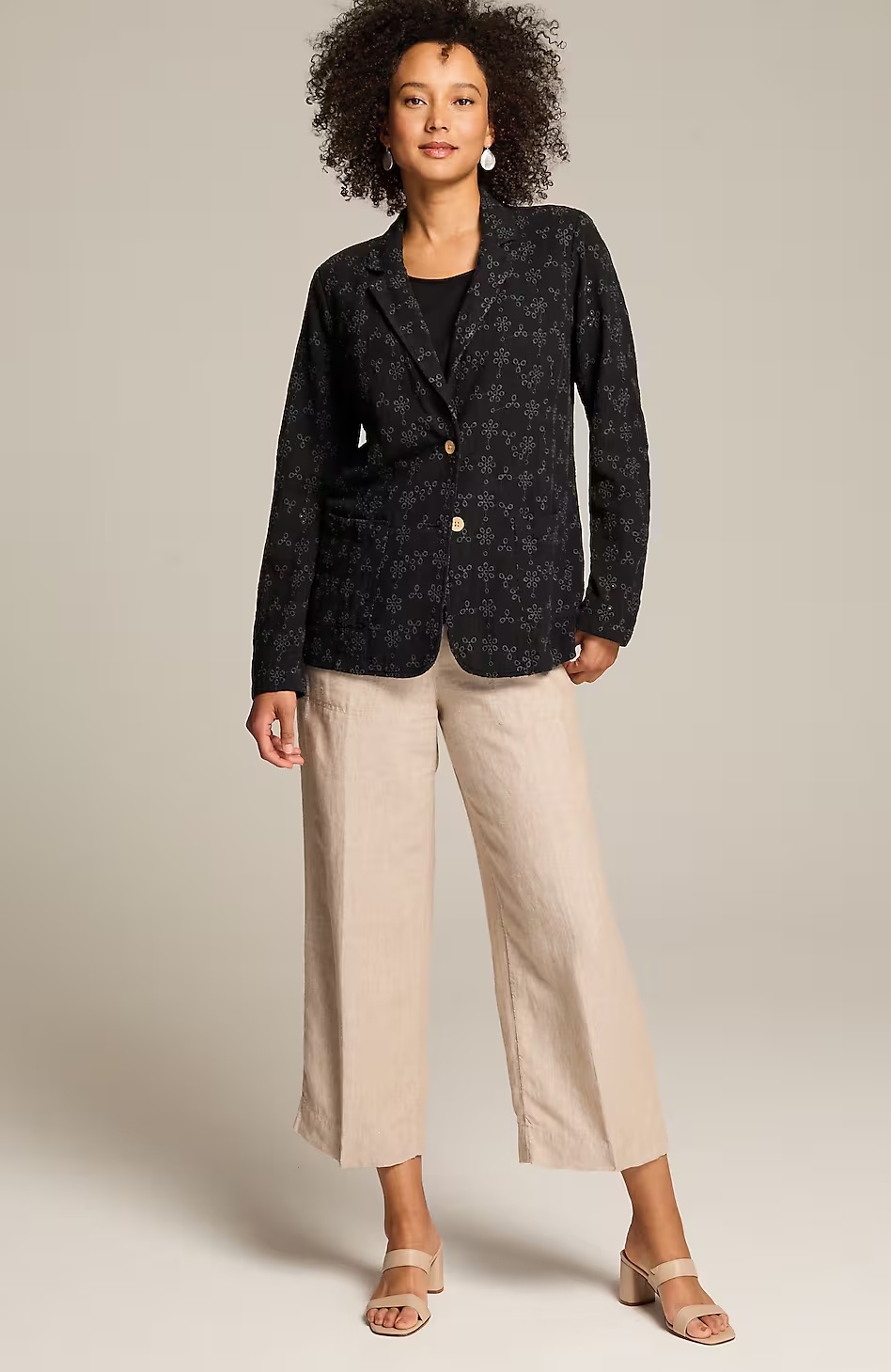 Easy Eyelet Blazer - Refresh Your Wardrobe With New J.Jill Women's Clothing